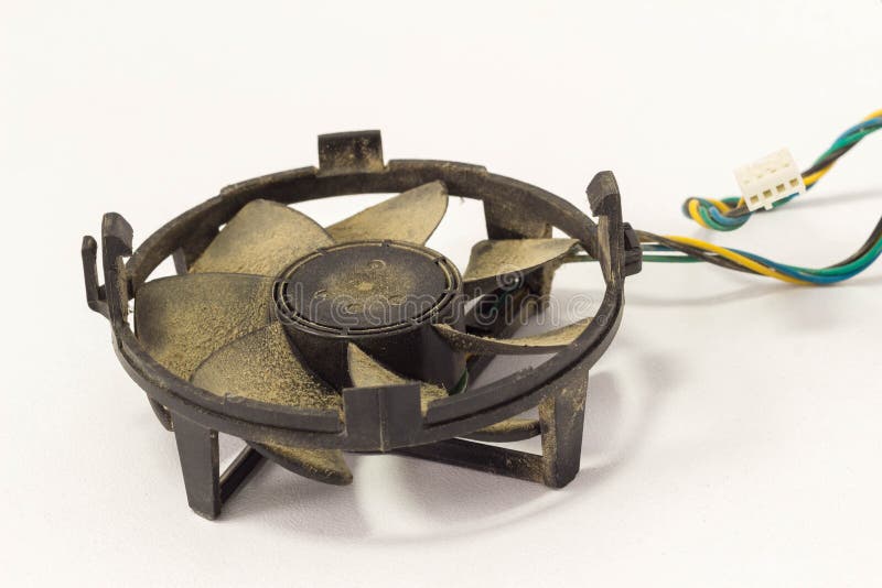 Dusty fan stock photo. Image of desktop, cooling, system - 49210400