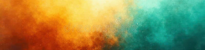 Dusty Film Texture, Warm Amber To Cool Teal Gradient, Grain, Depth ...