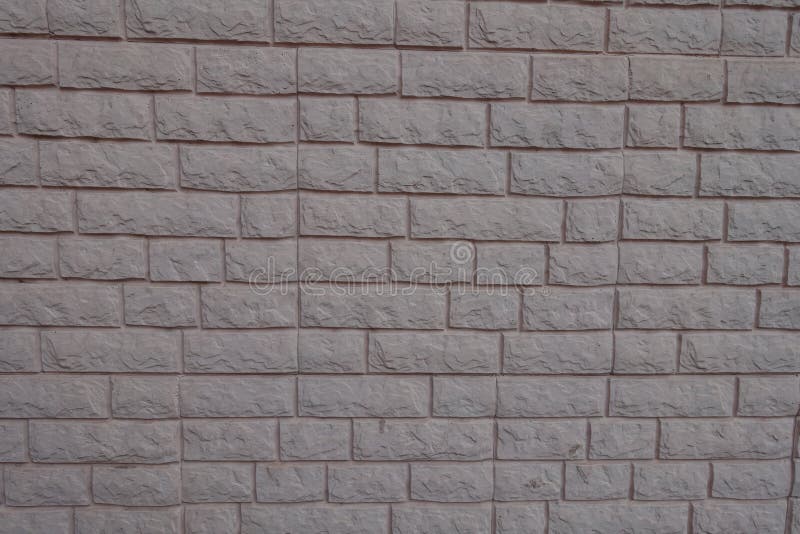 Dusty Grayish Pink Brick Veneer Wall Texture Stock Image - Image of ...