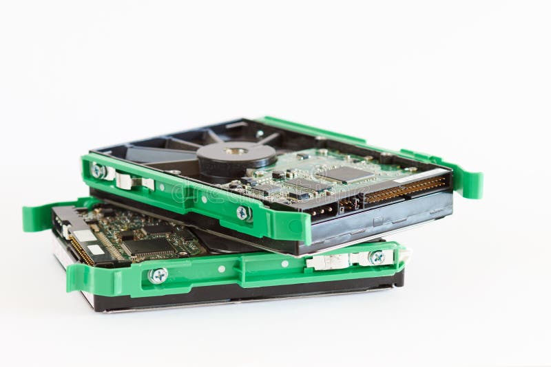 Dusty Hard Drives - Series Og Computer Parts Stock Image - Image of ...