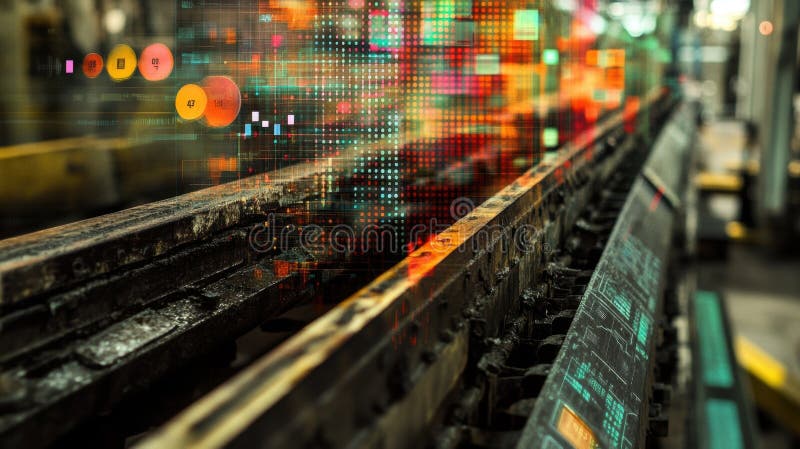 Dusty Manufacturing Assembly Line Machine Stock Photos - Free & Royalty ...