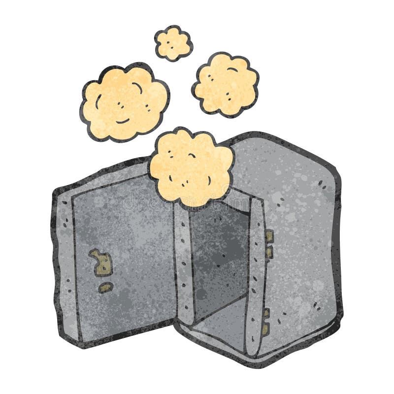 Dusty Old Safe Retro Cartoon Stock Illustrations – 9 Dusty Old Safe ...
