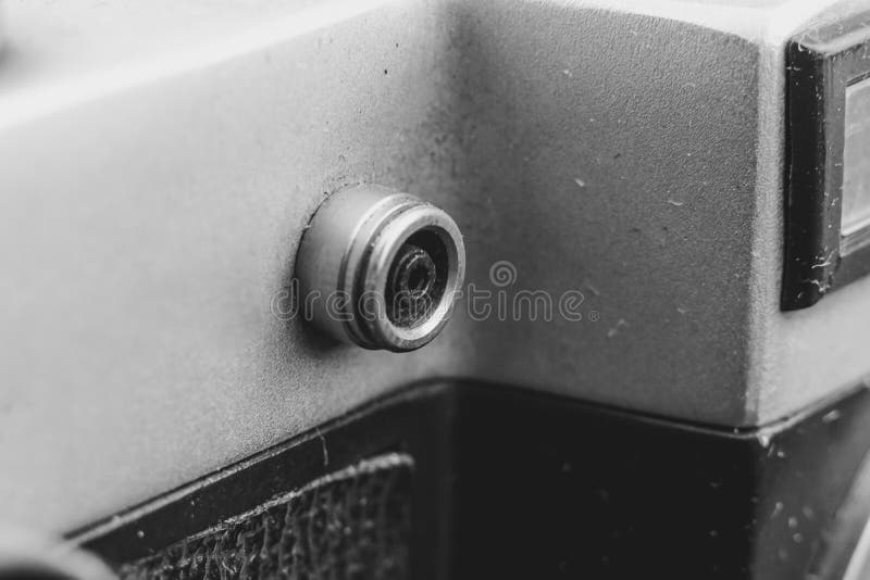 Old camera macro photo stock photo. Image of front, antiquities - 122477260
