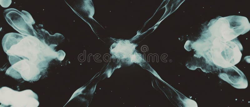 Dusty Patterns Create a Striking Visual Texture on a Black Background ...