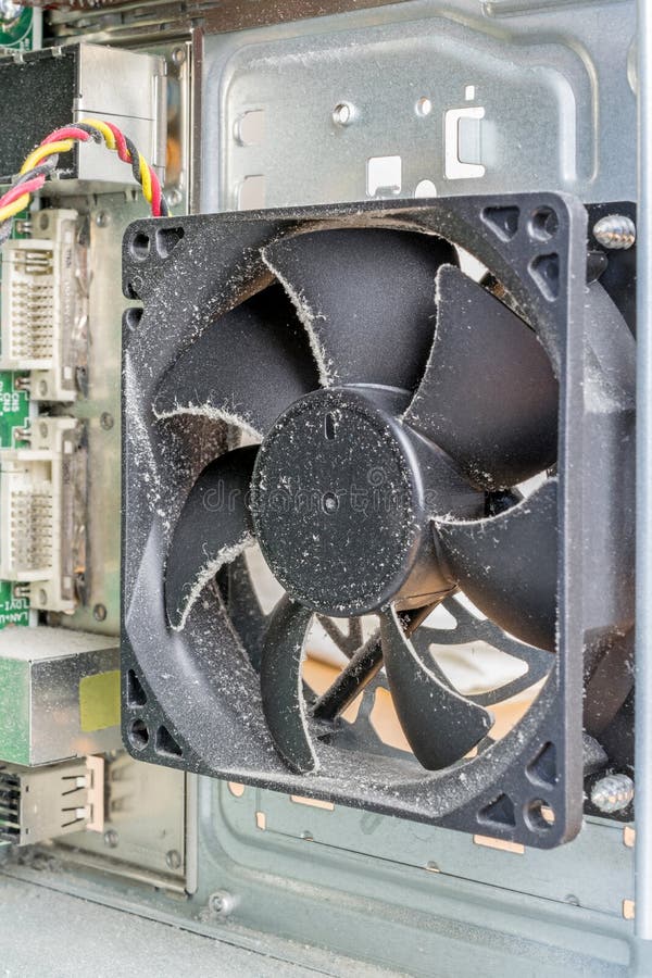 Dusty computer fan stock image. Image of chip, dust, technical - 61640527