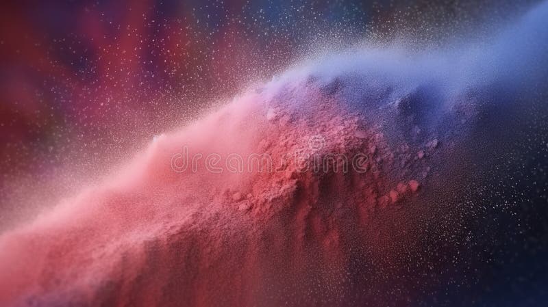 A Dusty Red and Blue Abstract Background. Generative Ai Stock Image ...