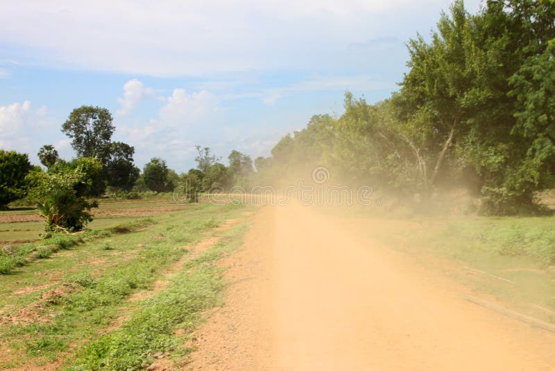 Dusty road stock photo. Image of rural, dust, trip, street - 20199910