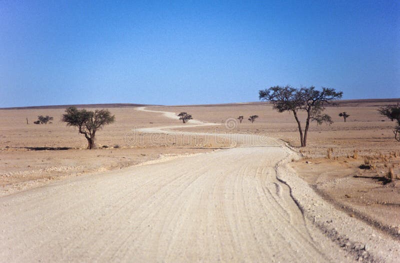 Dusty road stock photo. Image of africa, horizon, namib - 27641708