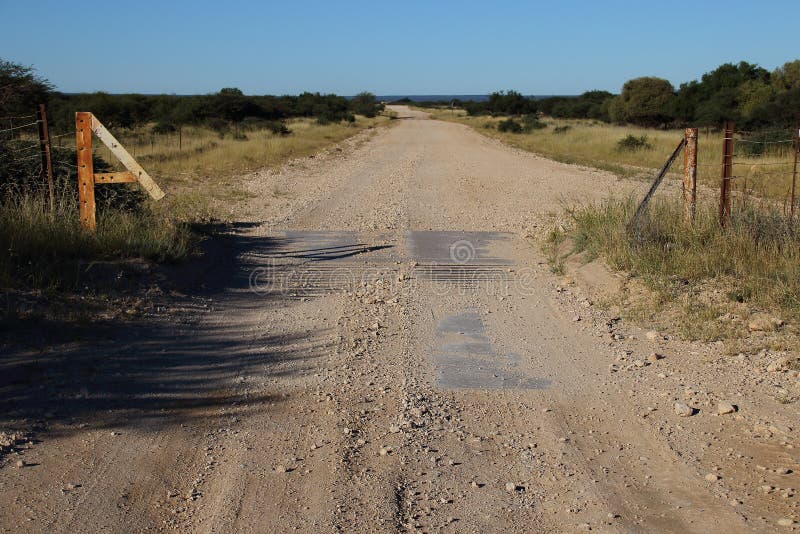 A dusty road stock photo. Image of karoo, long, ride - 92701876