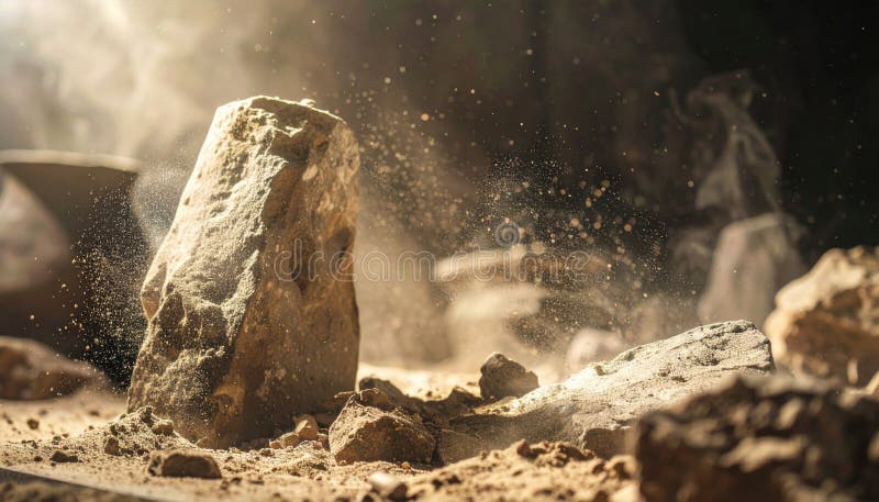 Dusty Rocks and Dust Clouds, Dust Particles Reconstructing into ...