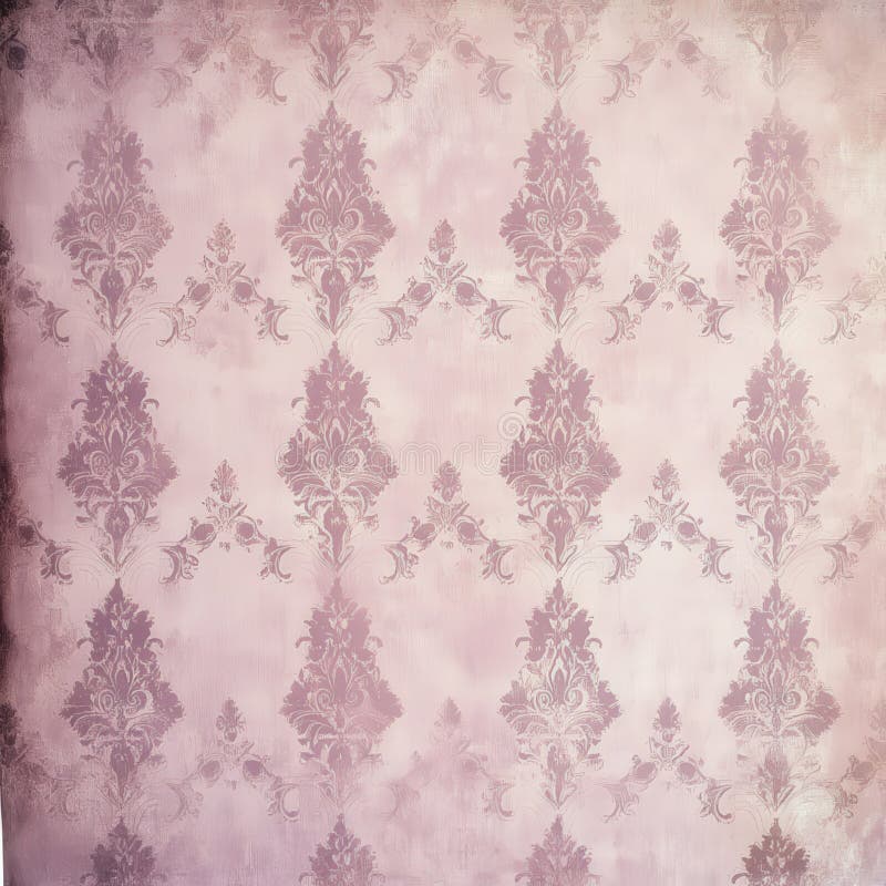 Dusty Rose Damask Wallpaper Texture Stock Photo - Image of textile ...