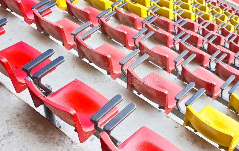 Dusty Stadium Seat. stock photo. Image of event, auditorium - 36515232