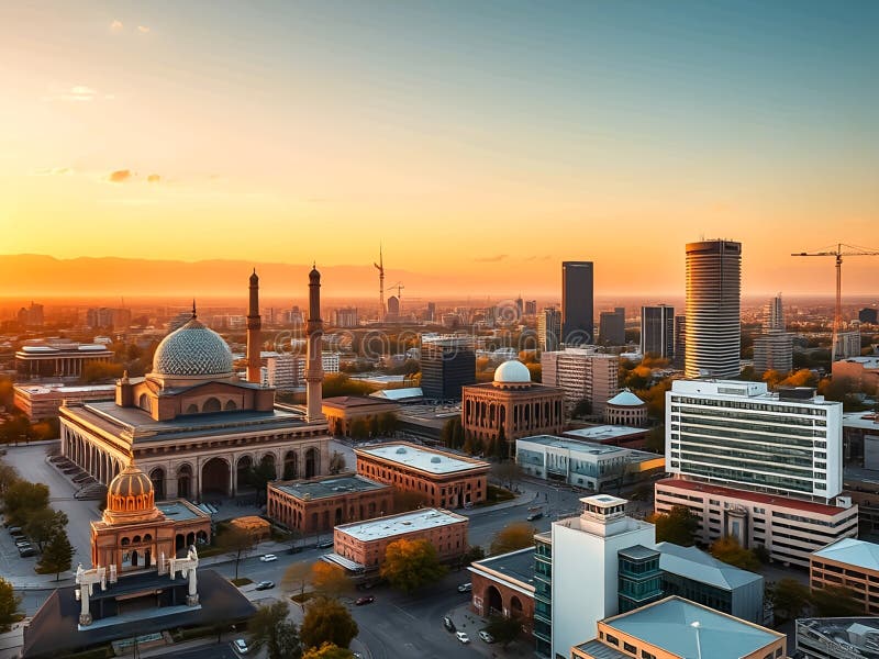 Dusty Street Scene in an Adobe Village Stock Image - Image of ...