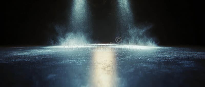 Dusty Surface Texture Illuminated by Focused Light Against a Dark ...