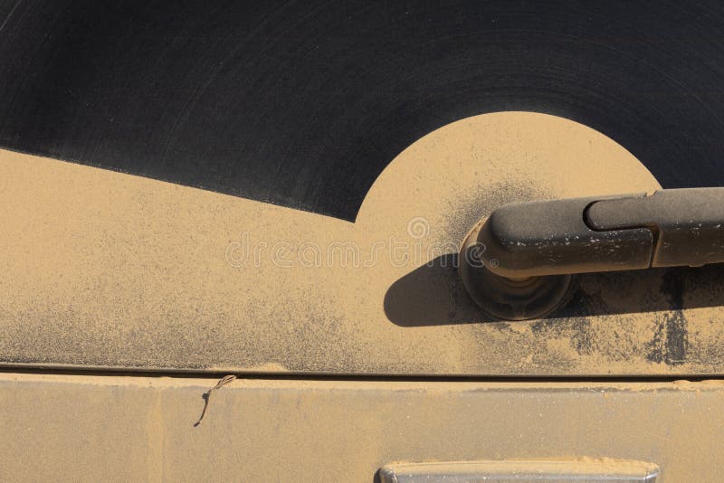 Dusty Texture in a Super Dirty Car Stock Image - Image of messy ...