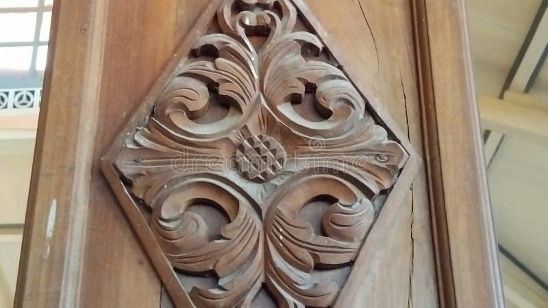Dusty Wood Carving Art Display Stock Photo - Image of furniture ...