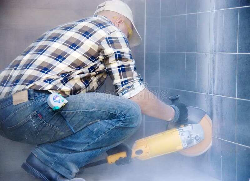 Dusty work stock image. Image of hand, dirty, improvements - 3305411