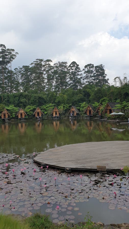 Dusun Bambu Lake Bandung West Java Indonesia Stock Image - Image of ...
