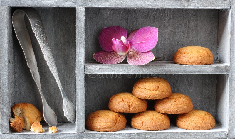 Dutch Almond Cookies Called Stock Image - Image of almond, breakfast ...