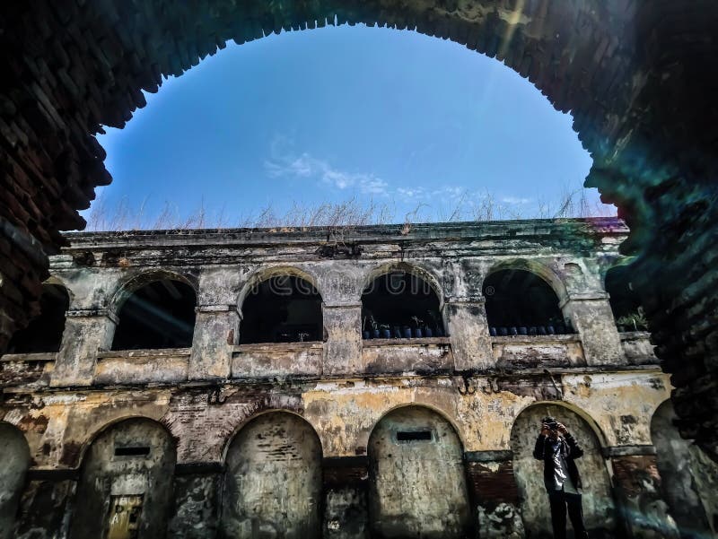 Dutch ancient fort stock image. Image of column, architecture - 164778611