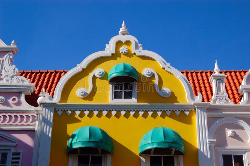 Dutch Aruba architecture stock photo. Image of detail - 41093088