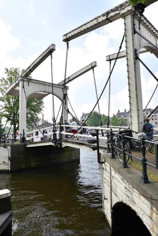 Dutch bridge in Amsterdam editorial photo. Image of arts - 119021476