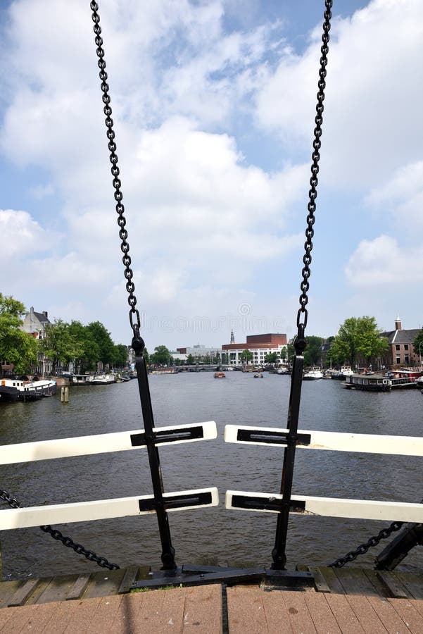 Dutch bridge in Amsterdam editorial photo. Image of cities - 124840781