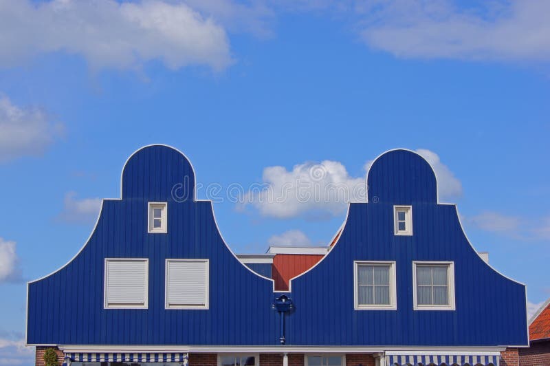 Dutch building facades stock photo. Image of paneling - 19988784