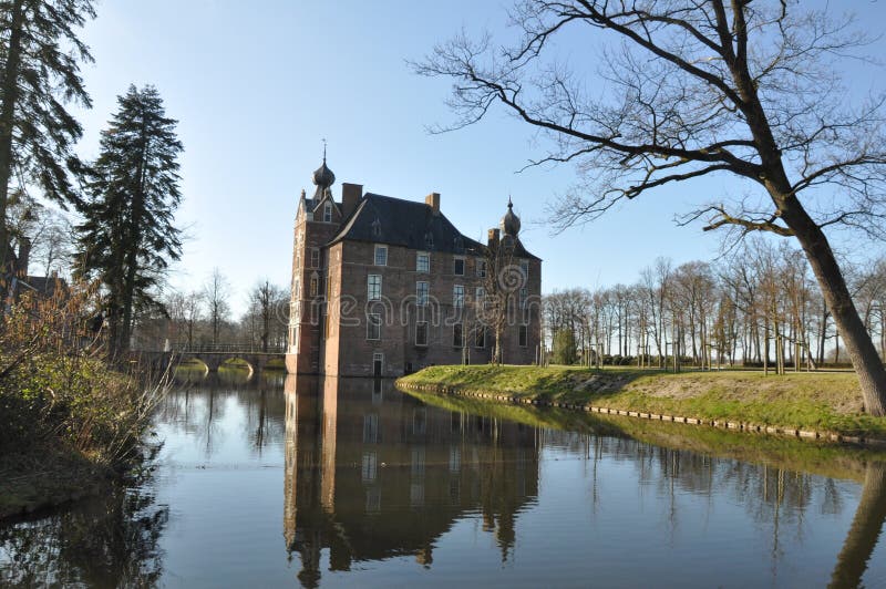 Dutch castle stock photo. Image of water, lake, landhouse - 27833966