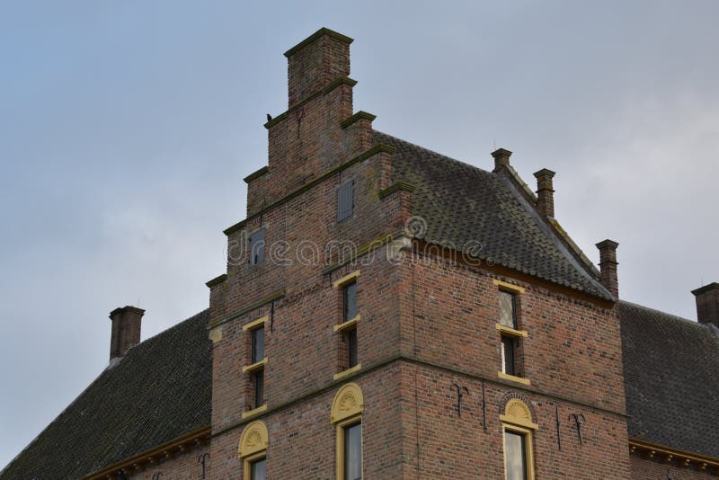 Dutch castle Vorden stock photo. Image of beautiful - 135652814