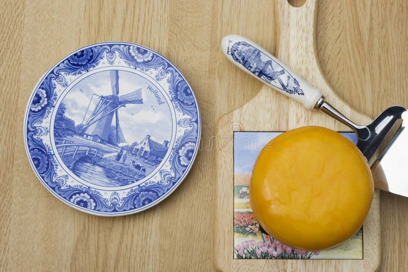 Dutch Cheese stock photo. Image of food, plate, board - 13223118
