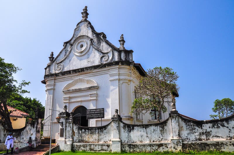 Dutch Church Building at the Fort Complex Stock Photo - Image of ...