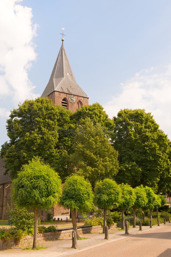 Dutch church stock image. Image of village, holland, religion - 49970043