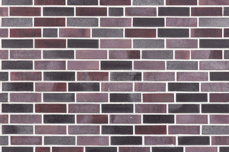 Dutch Clinker Dark Bricks Pattern in Different Tones of Brown and Red ...