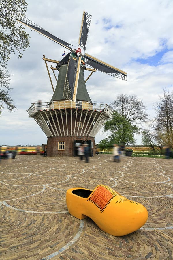 Dutch clog and windmill stock image. Image of kitchen - 60104709