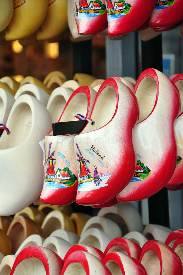 Dutch clog Wooden Shoes stock photo. Image of gift, amsterdam - 21350864