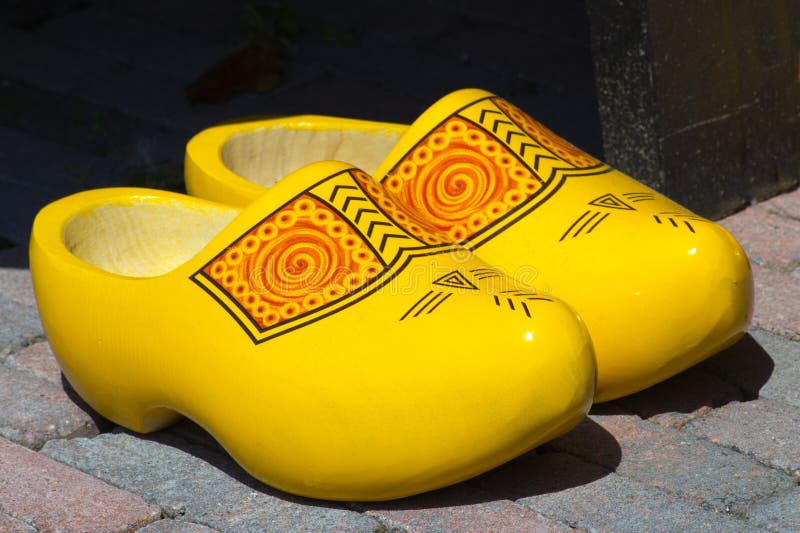 Dutch clogs stock image. Image of craft, colored, fashioned - 25929531