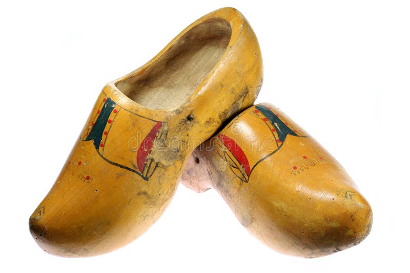 Dutch clogs stock image. Image of painted, wood, netherlands - 205729379