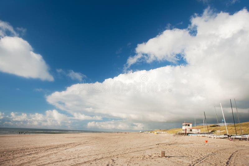 Dutch coast stock photo. Image of coast, summer, north - 16333296