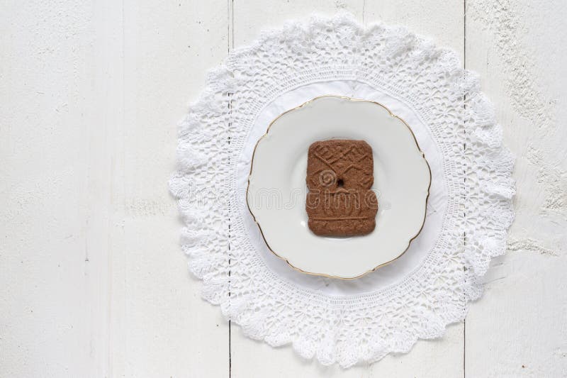 Dutch Cookie stock image. Image of aromatic, crocheted - 64616649