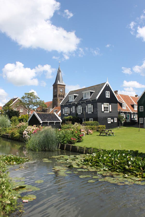 Dutch Countryside stock image. Image of church, historic - 27376345