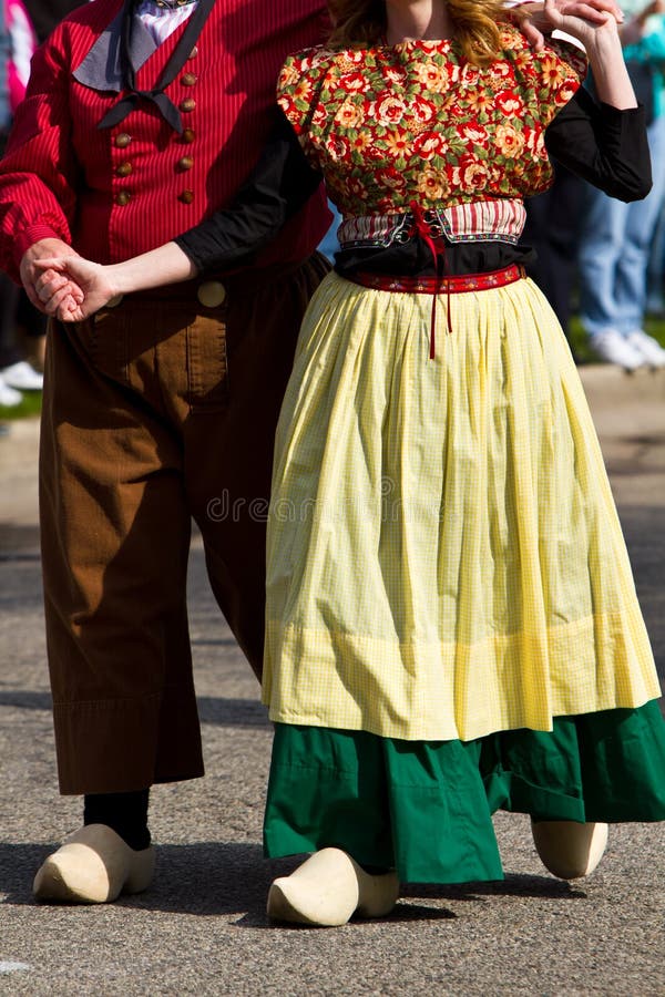 Dutch dancers stock photo. Image of culture, clogs, performance - 19666840
