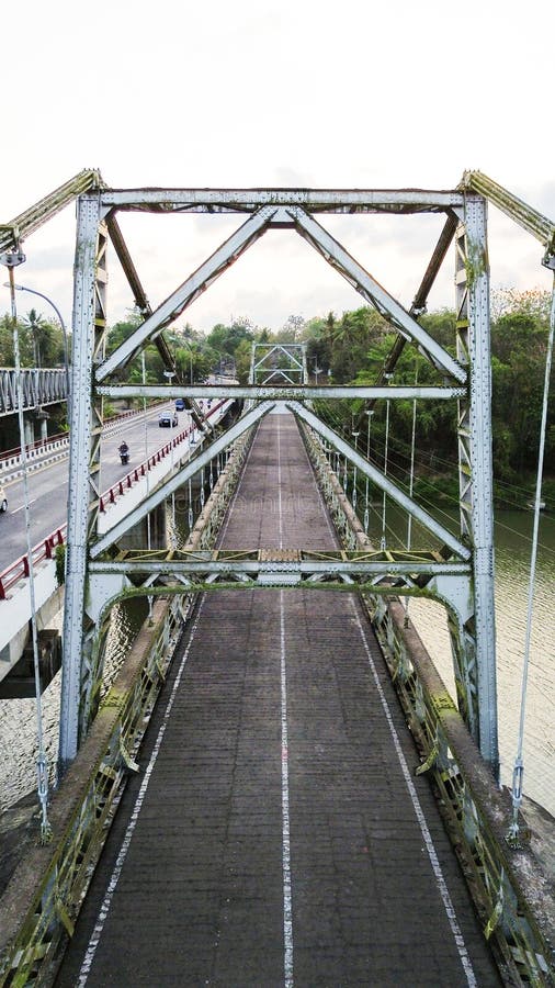 The Dutch Era Bridge in Yogyakarta is Still Standing Stock Image ...