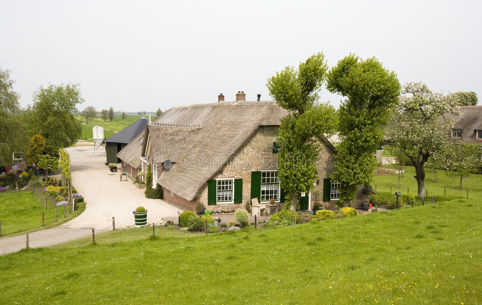 Dutch farm house stock image. Image of mansion, europe - 14315885