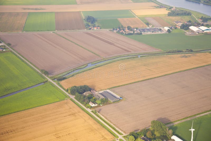 Dutch farm landscape stock photo. Image of rural, summer - 69377678