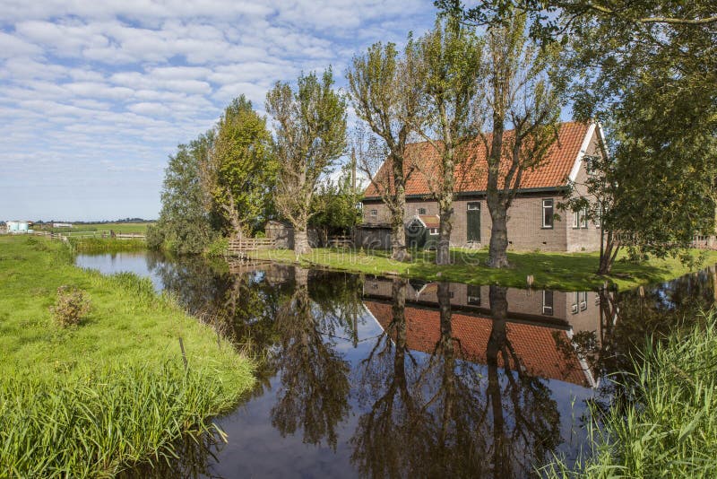 Old Dutch farmhouse stock image. Image of outdoor, jantjes - 24777993