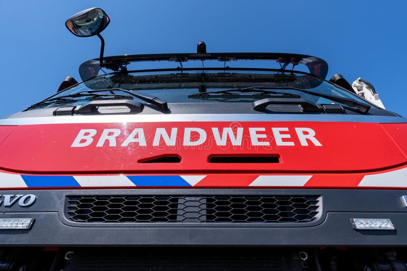 Dutch fire engine editorial image. Image of protection - 278444095
