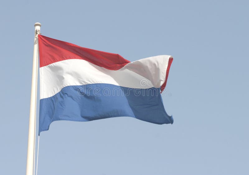 Dutch flag stock illustration. Illustration of flag, country - 5292486