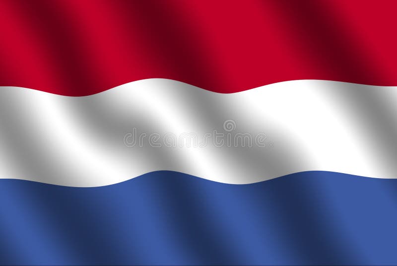 Dutch Flag stock illustration. Illustration of national - 46304