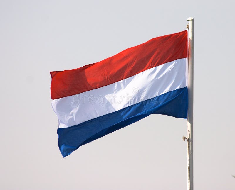Dutch flag stock photo. Image of union, white, banner, dutch - 65756